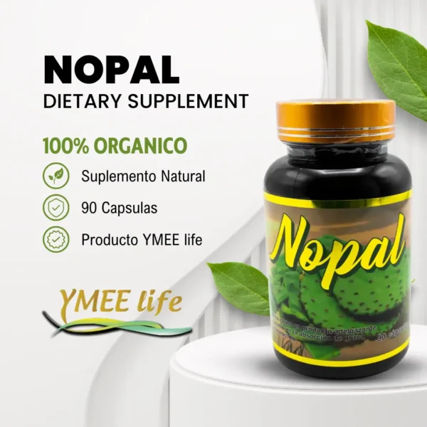 Nopal Suplemento Natural 90 Cápsulas